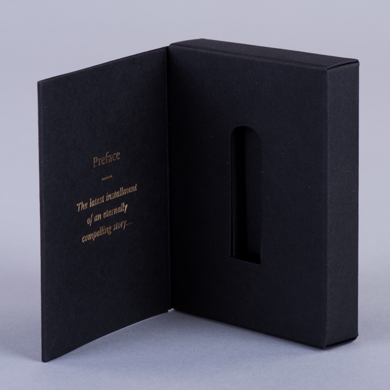 Presentation Packaging – Small Hinged Lid Presentation Box To Hold USB